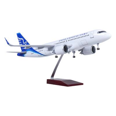 仿真客机拼装飞机模型带轮子礼物