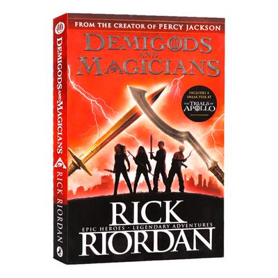 波西杰克逊系列 半神人和魔术师 英文原版 Demigods and Magicians 青少年科幻奇幻小说Rick Riordan 中学生课外阅读Percy Jackson