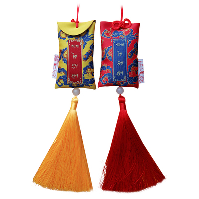 手工刺绣祈愿提神解乏车载香包