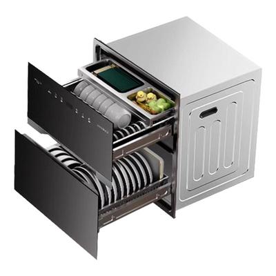 康宝ER800消毒柜家用嵌入式御风四层全二星大容量304不锈钢碗柜