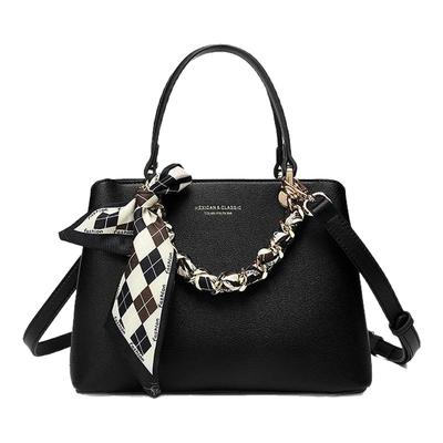 稻草人官方正品女包2025新款丝巾手提包大容量女士妈妈包包斜挎包