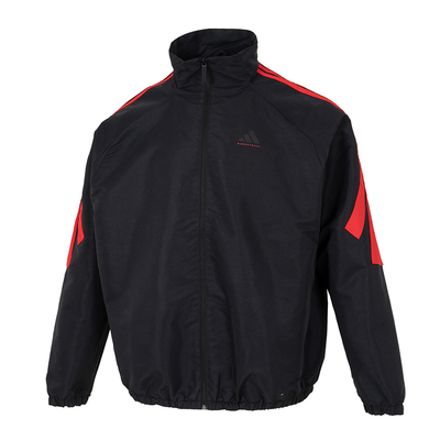 Adidas阿迪达斯外套男2026春季新款运动服跑步训练夹克上衣JZ0373