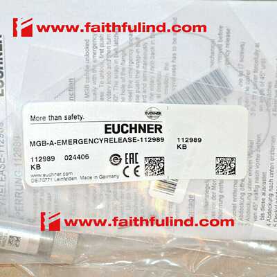 议价Euchner 112989 安士能连接器 MGB-A-EMERGENCYRELEASE-11298