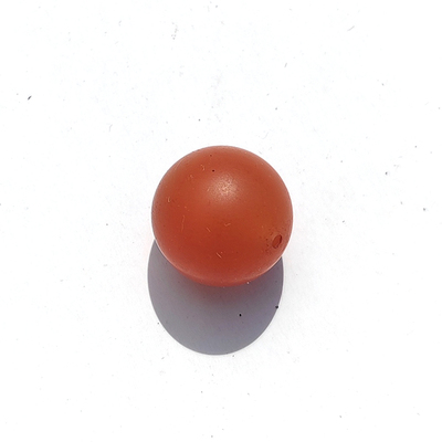 天然保山南红散珠宝山链哑光磨砂