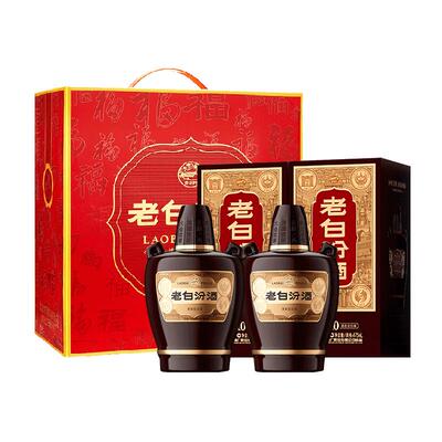 汾酒53度老白汾礼盒475ml*2瓶