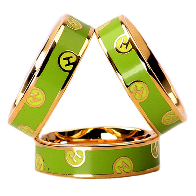 高级感方巾打结珐琅三环丝巾扣