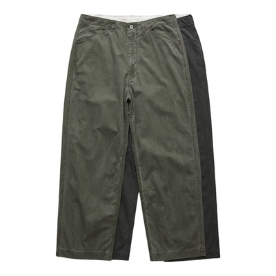 现货 NANAMICA FIELD PANTS 成衣染色做旧复古休闲直筒裤 26SS