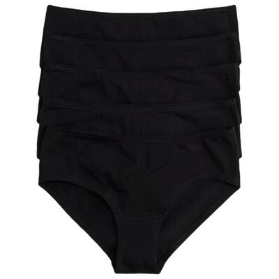 HM女士内衣秋季新款5条装棉质Hipster内裤1230565