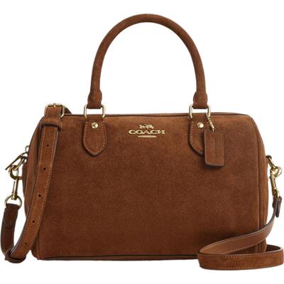 【新款】COACH/蔻驰奥莱女士ROWAN SATCHEL 25号手提包斜挎包