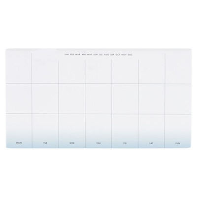 韩国进口横版日程计划便携记事本