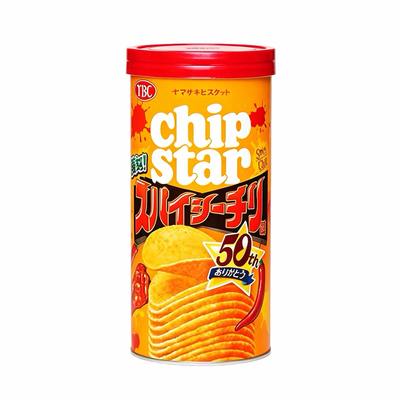 日本原装进口YBC薯片罐装Chipstar香辣辣椒味酸奶洋葱原味小包装