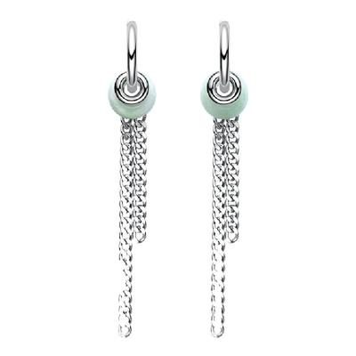 翡翠玉石链条可拆卸耳环官方店