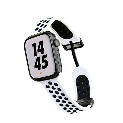 s11【硅胶洞洞磁吸运动苹果表带