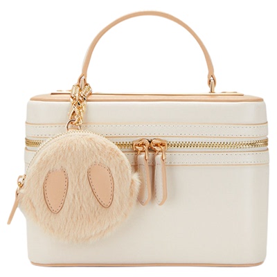 PEDRO毛绒化妆箱小方包便当包