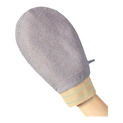 简约磨砂搓澡巾哈乐熊搓澡手套