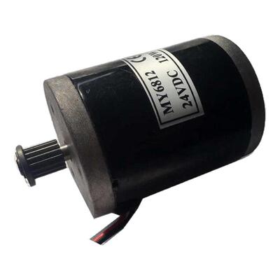 12V100W高速电机12伏100W电动车电机马达直流小电机24V120W同步带