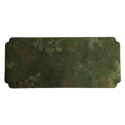 国潮双面茶席春祥桌旗云纱干泡席