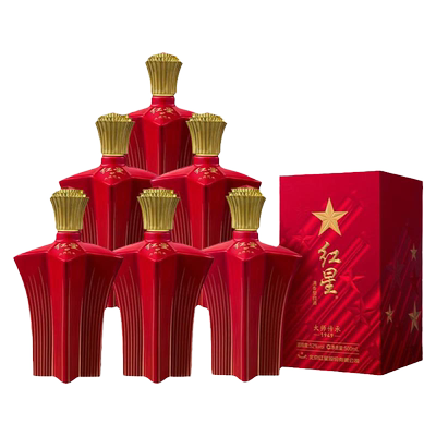 红星二锅头500ml*6大师传承