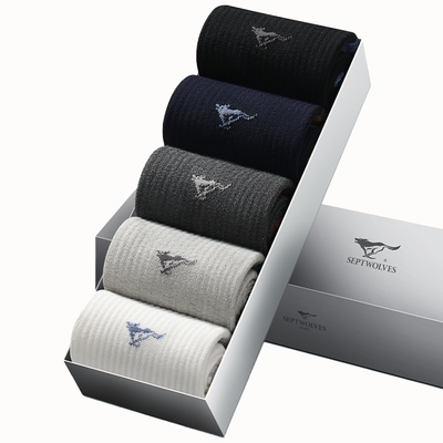 七匹狼袜子男纯棉3A抗菌运动透气