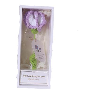 PTE手提白盒花束香皂花