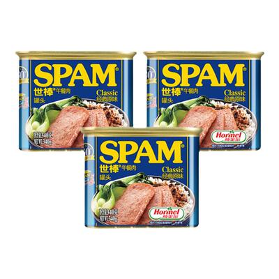 SPAM世棒午餐肉罐头340g*3罐装