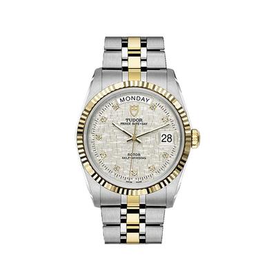 【自营】中古99新帝舵王子与公主系列纹理白盘36自动机械手表男士