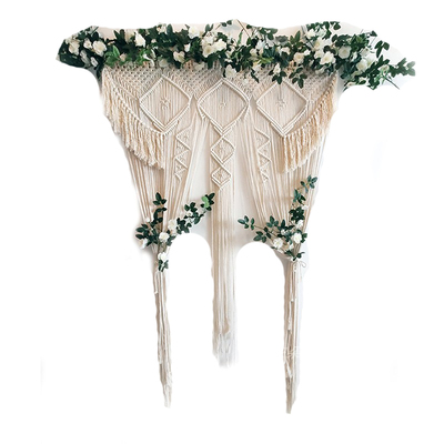 手工编织西米亚挂毯定做婚礼背景