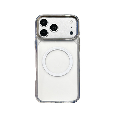 黑白磁吸无线充电适用于MotorolaEdge70Fusion手机壳摩托罗拉60pro简约透明S50neo电镀镜框G85防摔G54个性G13