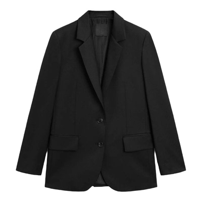 精仿羊毛西装外套休闲百搭上衣春