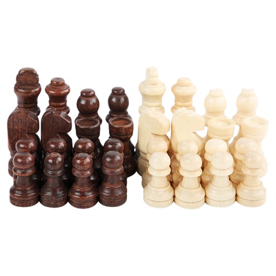 儿童亲子互动益智木质棋子配件