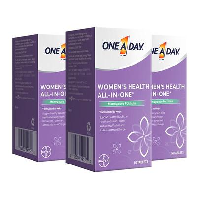拜耳oneaday女性专用时光片大豆异黄酮50粒装维生素保健品女士德