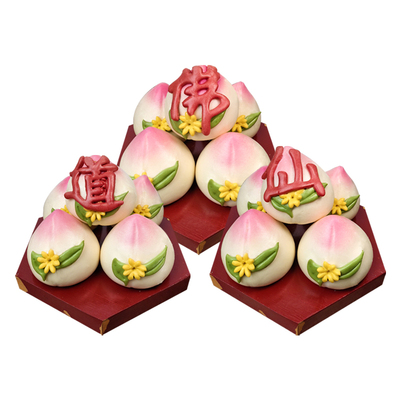 忆胶东九月九上供贡品花馍