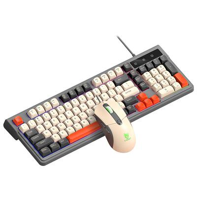 私模有线客制化键盘鼠标套装发光