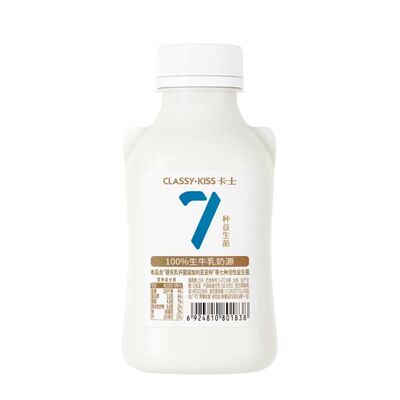 Classykiss卡士酸奶007益生菌风味发酵乳零0蔗糖428g早餐奶