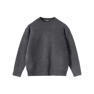 NYHSUGOO/南乙秋冬32支基础12针绵羊毛毛衣3923男士平纹打底衫