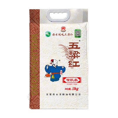 五粱红有机五常大米5kg当季新米