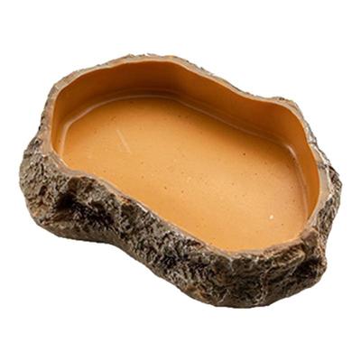 仿岩石造型饲养箱造景装饰喂食盆