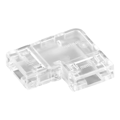 12V24V低压cob灯带免焊接头专用两针中间接转角双色温led灯带接头