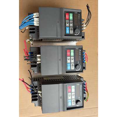 议价台达变频器VFD007EL43W，成色还可以，正常使用没问题