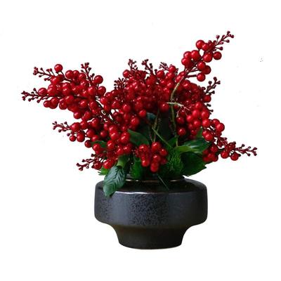 仿真花自然风高档客厅书房田园