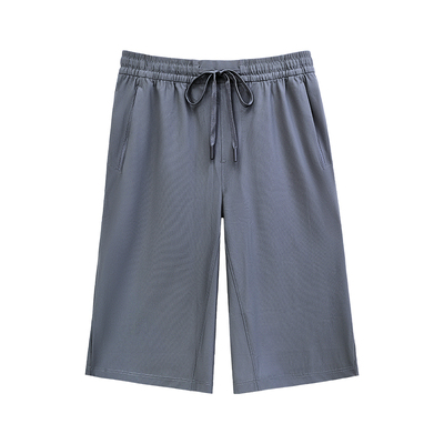 三枪冰丝凉感家居裤男士夏季新品裸感宽松速干休闲裤六分裤T60018