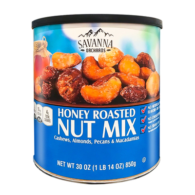 SAVANNA蜂蜜香烤混合坚果仁零食