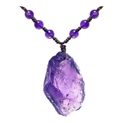 天然紫水晶吊坠乌拉圭宝石