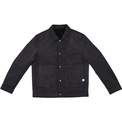 CAT卡特25秋冬男士户外休闲复古麂皮绒翻领哈灵顿夹克工装外套