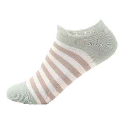 棉元素夏季低筒舒适透气条纹女袜