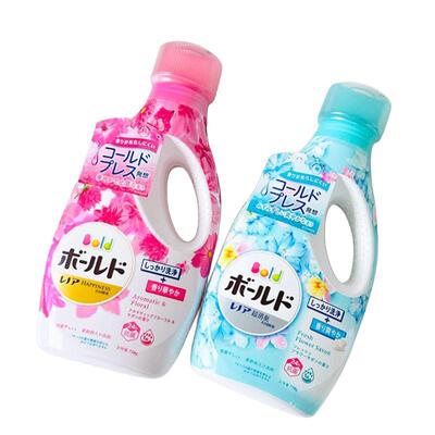 日本宝洁bold花香洗衣液阴干含柔顺剂去渍无荧光剂旅行洗护替换装
