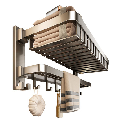 【热销99W+】免打孔毛巾架