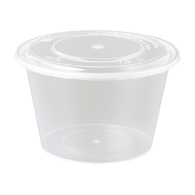 特美居PP加厚圆形餐盒一盒多用