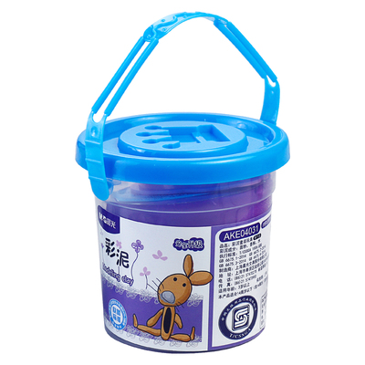 晨光橡皮泥单色桶装彩泥带模具