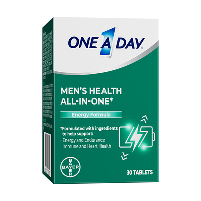 拜耳OneADay男士复合维生素B充能片能量片30粒*2
